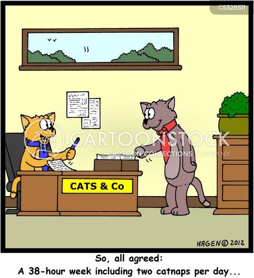 Cat Napping Cartoons and Comics - funny pictures from CartoonStock