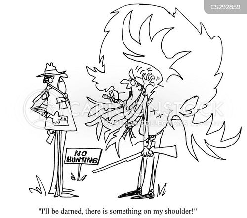 No Hunting Cartoons and Comics - funny pictures from CartoonStock