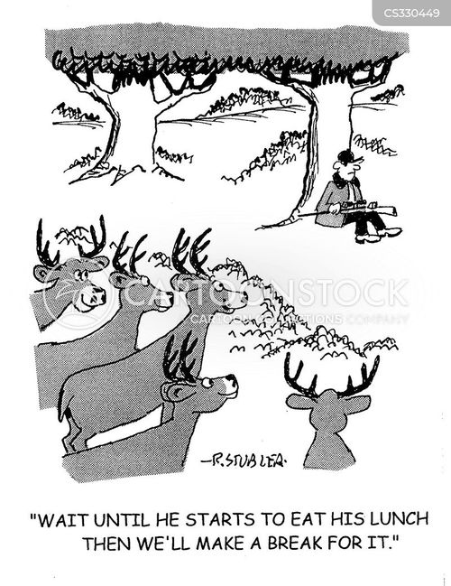 Hunting Scent Cartoons and Comics - funny pictures from CartoonStock