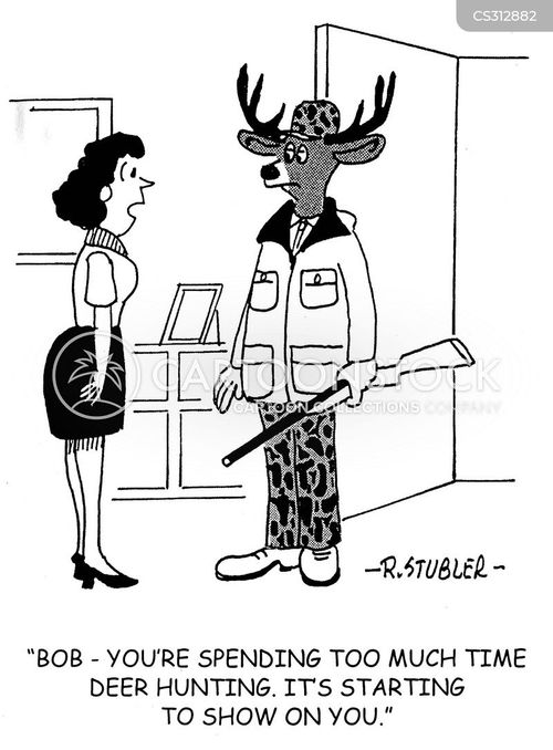 Deer Hunt Cartoons and Comics - funny pictures from CartoonStock