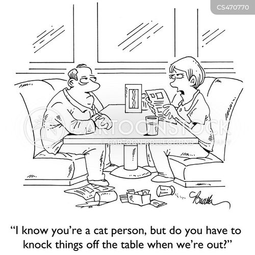 Cat Restaurants Cartoons and Comics - funny pictures from CartoonStock