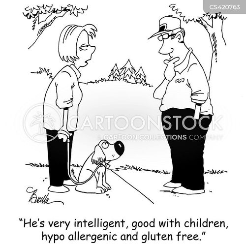 Hypo-allergenic Cartoons and Comics - funny pictures from CartoonStock