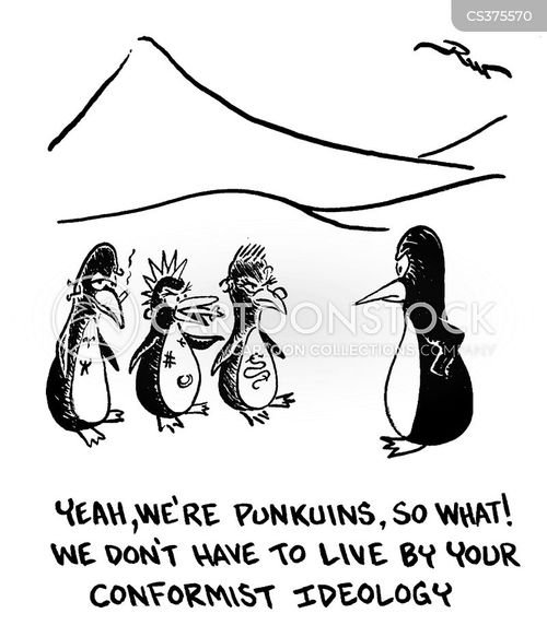 Conformism Cartoons and Comics - funny pictures from CartoonStock