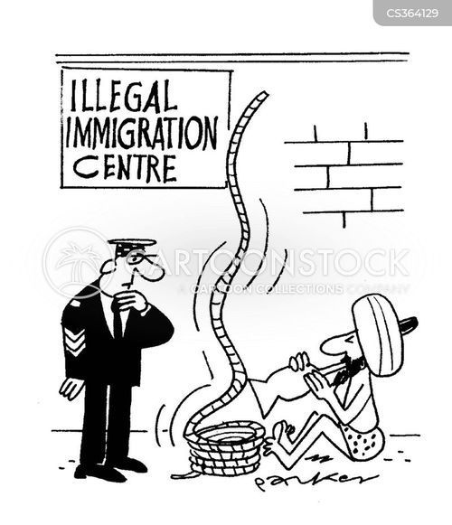 Immigration Scams Cartoons and Comics - funny pictures from CartoonStock