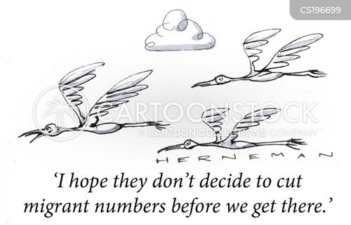 Migrants Cartoons and Comics - funny pictures from CartoonStock