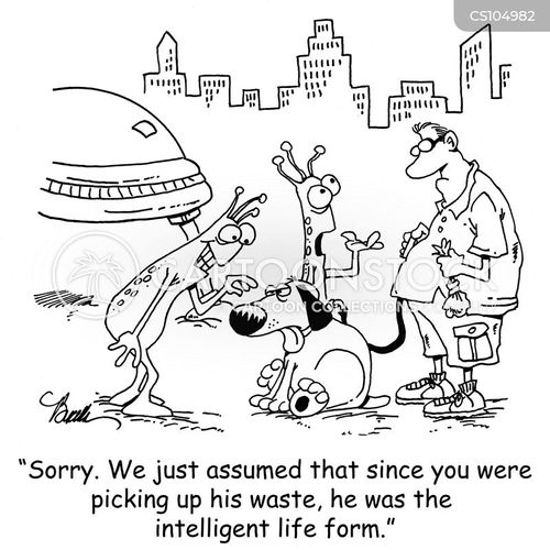 Intelligent Life Cartoons and Comics - funny pictures from CartoonStock