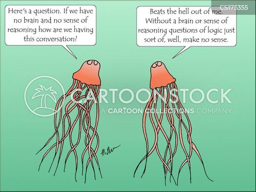 Jellyfishes Cartoons and Comics - funny pictures from CartoonStock