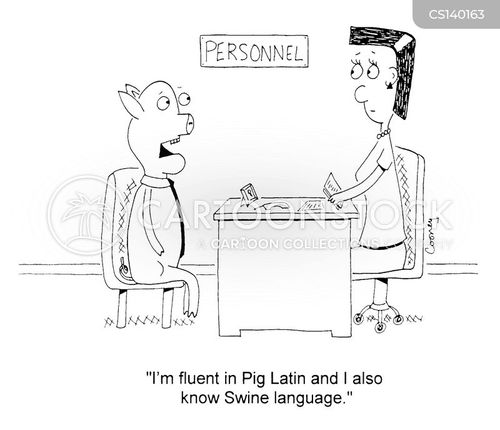 Pig Latin Cartoons and Comics - funny pictures from CartoonStock