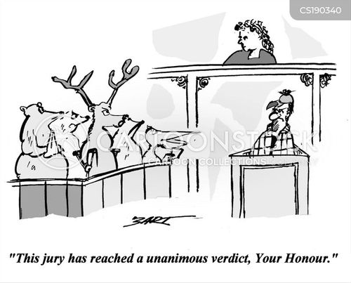 Unanimous Verdict Cartoons and Comics - funny pictures from CartoonStock