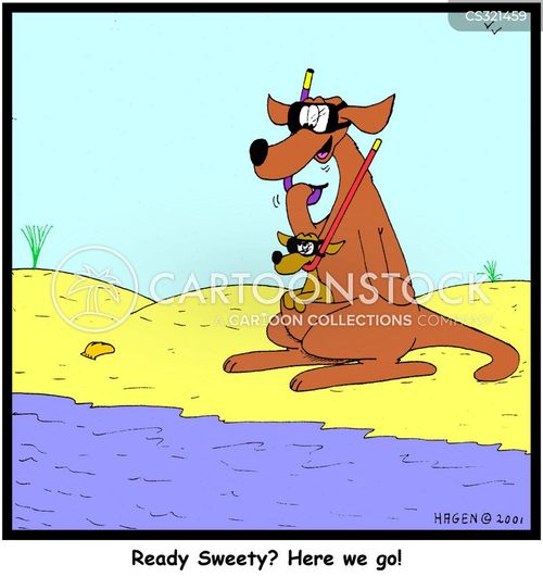 Wallabies Cartoons and Comics - funny pictures from CartoonStock