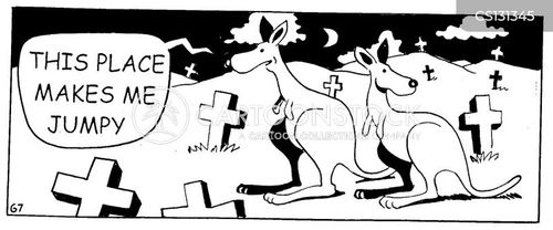 Jumpiness Cartoons and Comics - funny pictures from CartoonStock