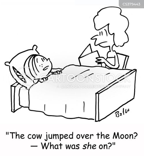 Bedtime Books Cartoons and Comics - funny pictures from CartoonStock