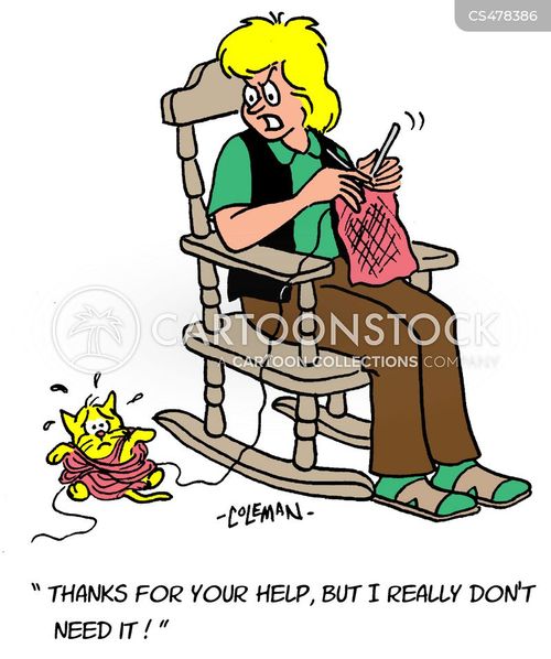 Knitter Cartoons and Comics - funny pictures from CartoonStock