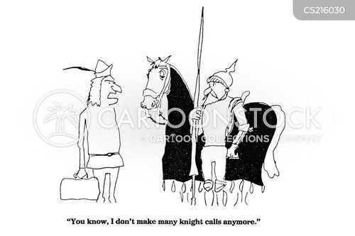 Jousting Matches Cartoons and Comics - funny pictures from CartoonStock