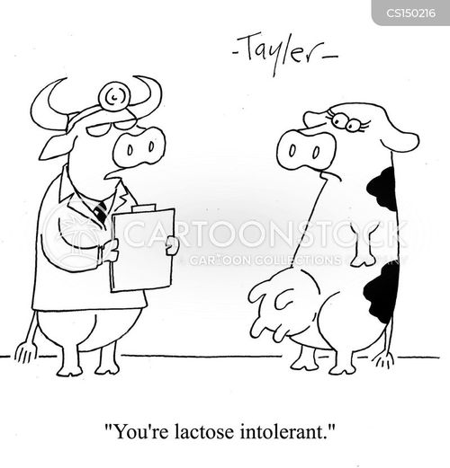 Lactase Deficiency Cartoons and Comics - funny pictures from CartoonStock