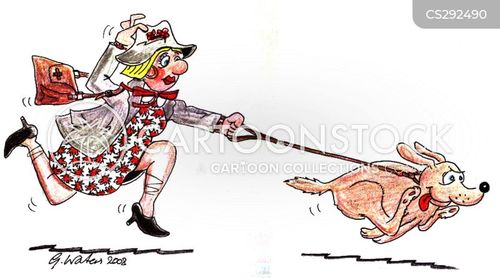 Runaway Dog Cartoons and Comics - funny pictures from CartoonStock