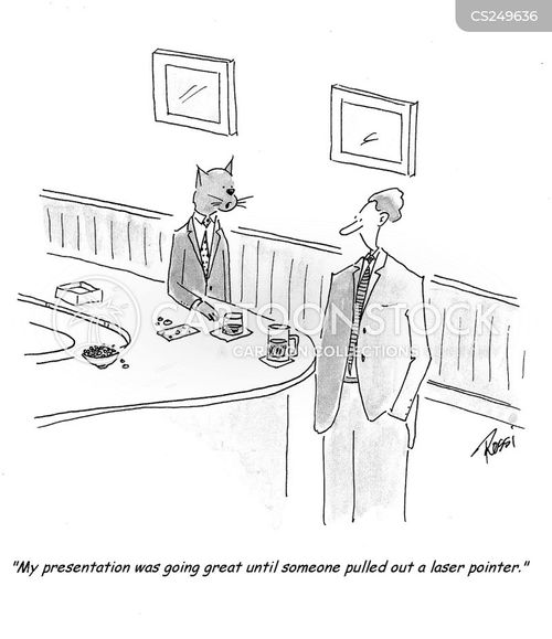 Laser Pointer Cartoons and Comics - funny pictures from CartoonStock