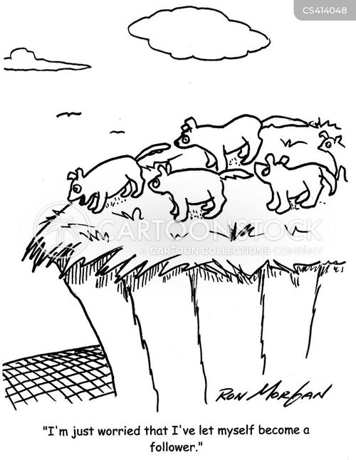 Cliff-edges Cartoons and Comics - funny pictures from CartoonStock