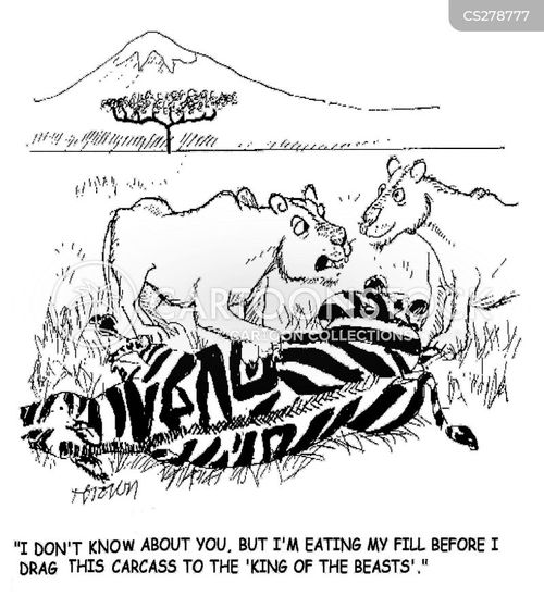 Animal Carcass Cartoons and Comics - funny pictures from CartoonStock