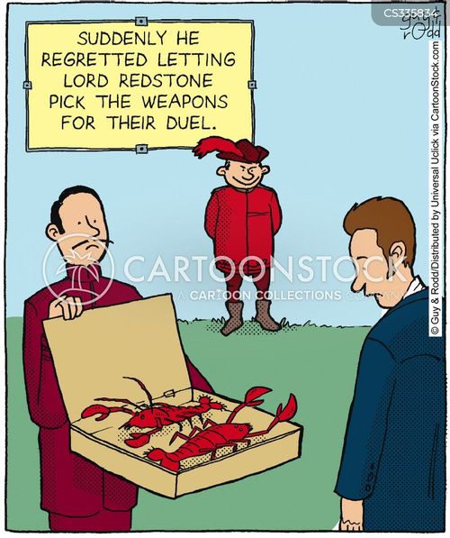 Duelled Cartoons and Comics - funny pictures from CartoonStock