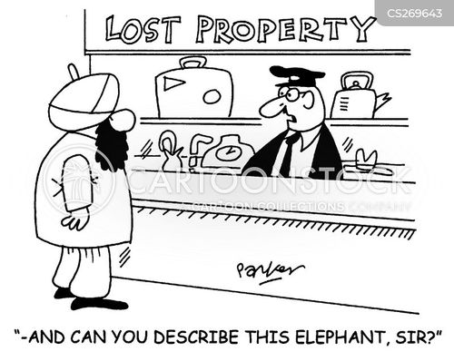 Lost Property Office Cartoons and Comics - funny pictures from CartoonStock