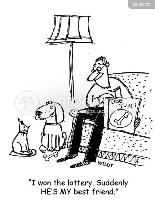 Lottery Wins Cartoons and Comics - funny pictures from CartoonStock