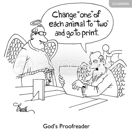 Proofread Cartoons and Comics - funny pictures from CartoonStock