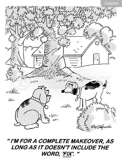 Extreme Makeover Cartoons and Comics - funny pictures from CartoonStock