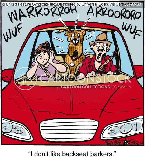 Backseat Driver Cartoons and Comics - funny pictures from CartoonStock