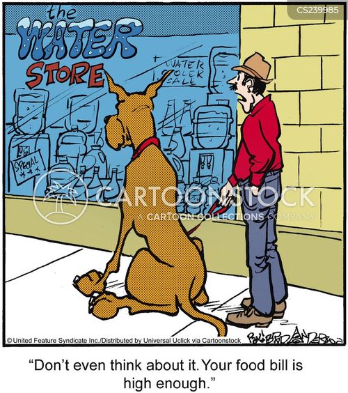 Food Bill Cartoons and Comics - funny pictures from CartoonStock