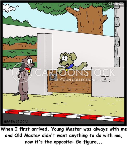 Sleeping Dog Cartoons and Comics - funny pictures from CartoonStock