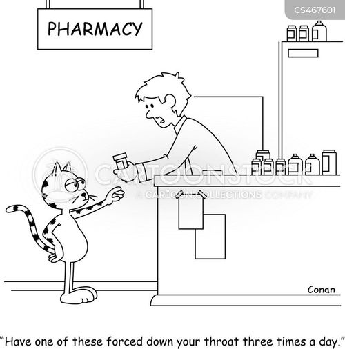 Pet Medication Cartoons and Comics - funny pictures from CartoonStock