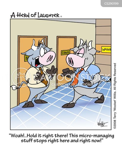 Micromanaging Cartoons and Comics - funny pictures from CartoonStock