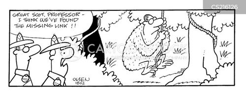 Missing Link Cartoons and Comics - funny pictures from CartoonStock