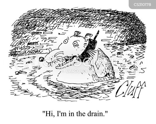 Waste Pipe Cartoons and Comics - funny pictures from CartoonStock