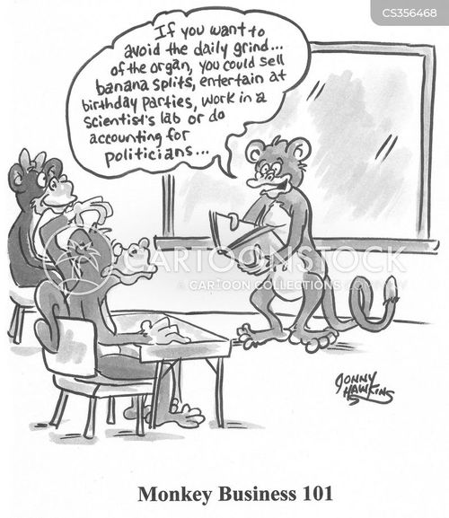Organ Grinder Cartoons and Comics - funny pictures from CartoonStock
