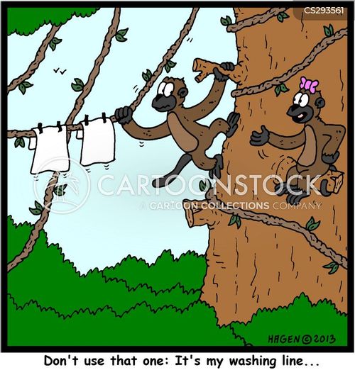 Laundry Lines Cartoons and Comics - funny pictures from CartoonStock