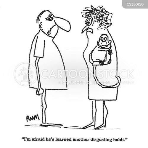 Disgusting Habits Cartoons and Comics - funny pictures from CartoonStock