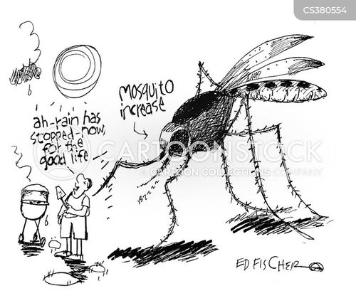 Mosquito Bite Cartoons and Comics - funny pictures from CartoonStock