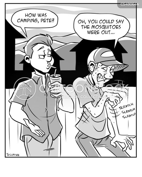 Insect Bite Cartoons and Comics - funny pictures from CartoonStock