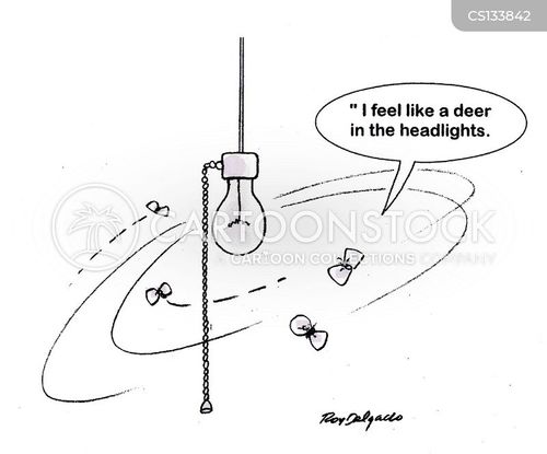 Headlights Cartoons and Comics - funny pictures from CartoonStock