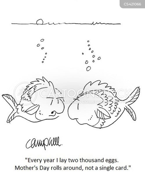 Fish Eggs Cartoons and Comics - funny pictures from CartoonStock