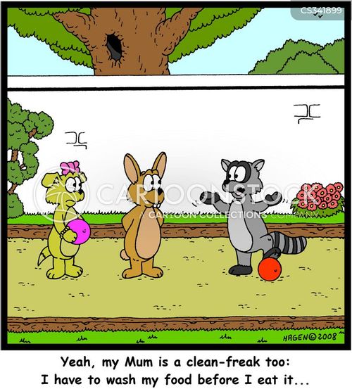 Clean Freak Cartoons and Comics - funny pictures from CartoonStock