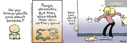 Snake Skin Cartoons and Comics - funny pictures from CartoonStock