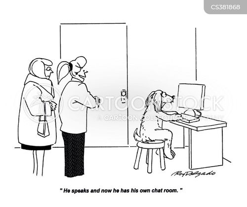 Talk Online Cartoons and Comics - funny pictures from CartoonStock