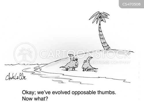 Opposable Thumb Cartoons and Comics - funny pictures from CartoonStock