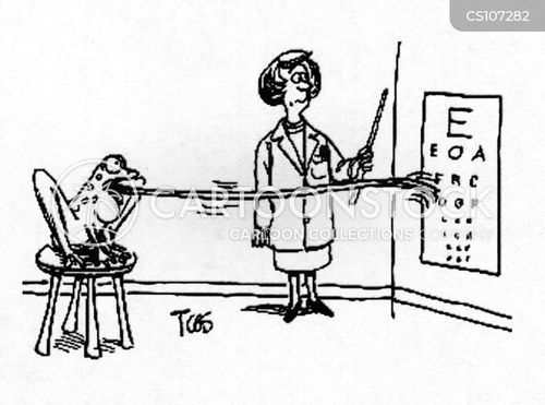 Optician's Chart Cartoons and Comics - funny pictures from CartoonStock