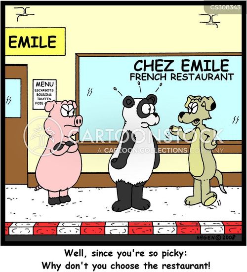 Pickiness Cartoons and Comics - funny pictures from CartoonStock
