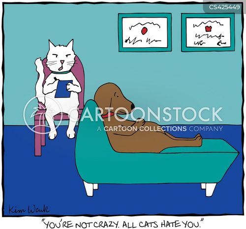 Paranoid Cat Cartoons and Comics - funny pictures from CartoonStock