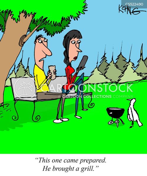 Park Conservation Cartoons and Comics - funny pictures from CartoonStock